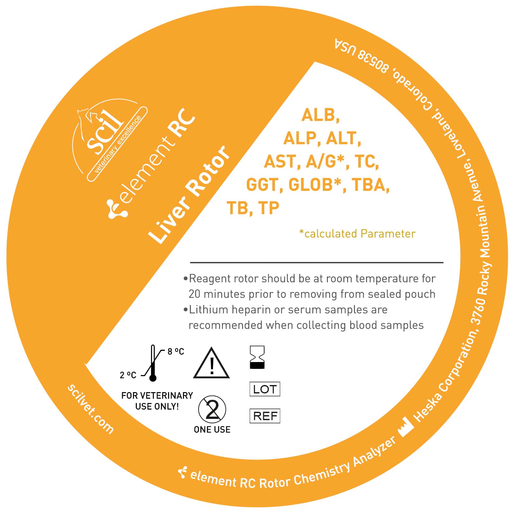Scil Element RC Liver Rotor - 1 stk - triolab.no